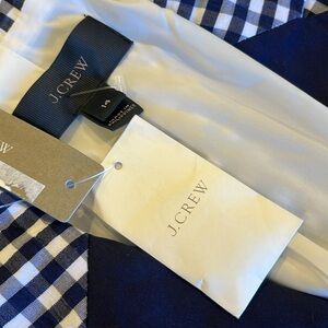 J. Crew | Jackets & Coats | J Crew Navy And White Checkered Blazer ...